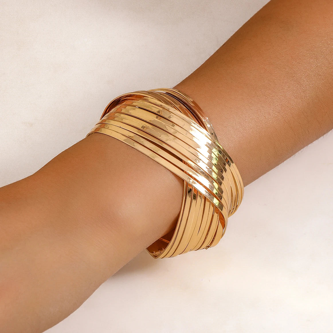 Open Bangles – Gold and Silver Colors – Divaux